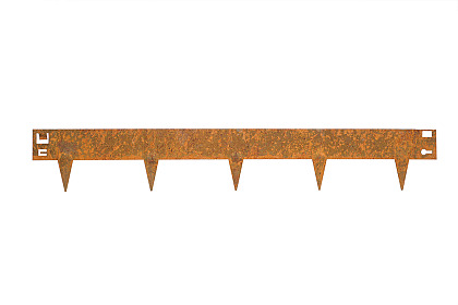 Stalen Borderrand Flexibel Corten 16x106 cm | Stenekes Steenhandel
